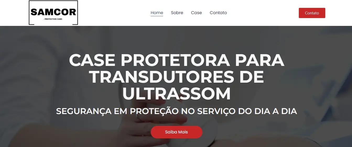 Case Protetor Resistente para Transdutor de Ultrassom | Samcor